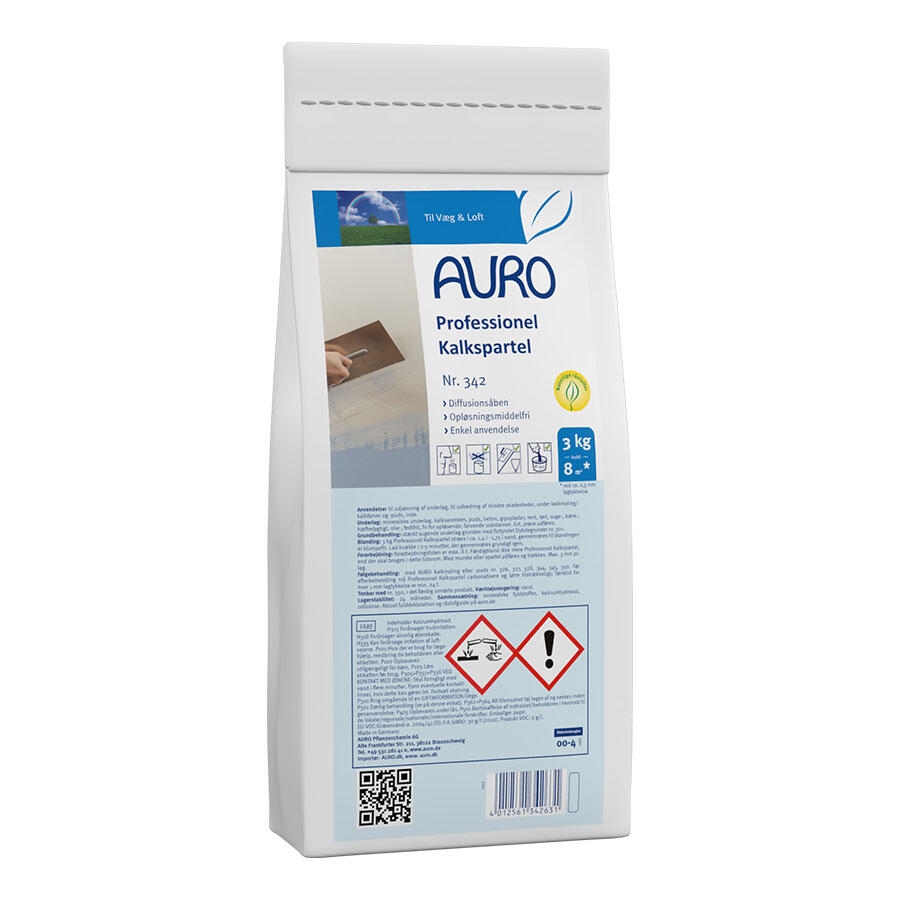 Professionel Kalkspartel nr. 342 fra AURO.dk & Økomaling.dk – økologisk ...